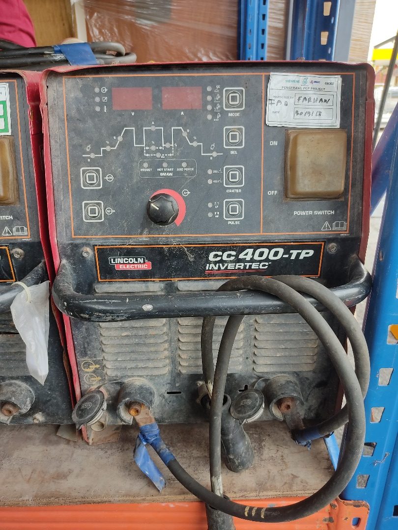 LINCOLN ELECTRIC INVERTEC CC400-TP - Green Project Trading Sdn. Bhd ...